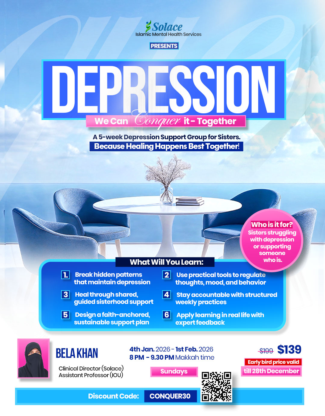Depression – You Can Conquer It! Support Group (For Sisters) – Solace